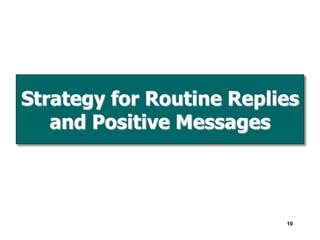 Routine message | PPTX