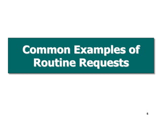 Routine message | PPTX