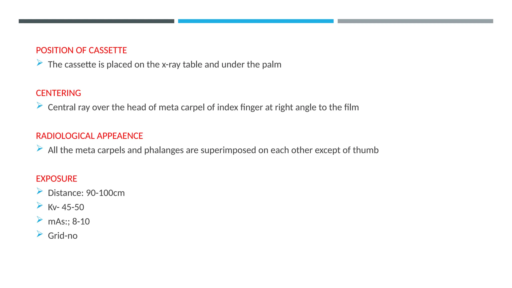 ROUTINE PROJECTIONS FOR HAND............ | PPTX