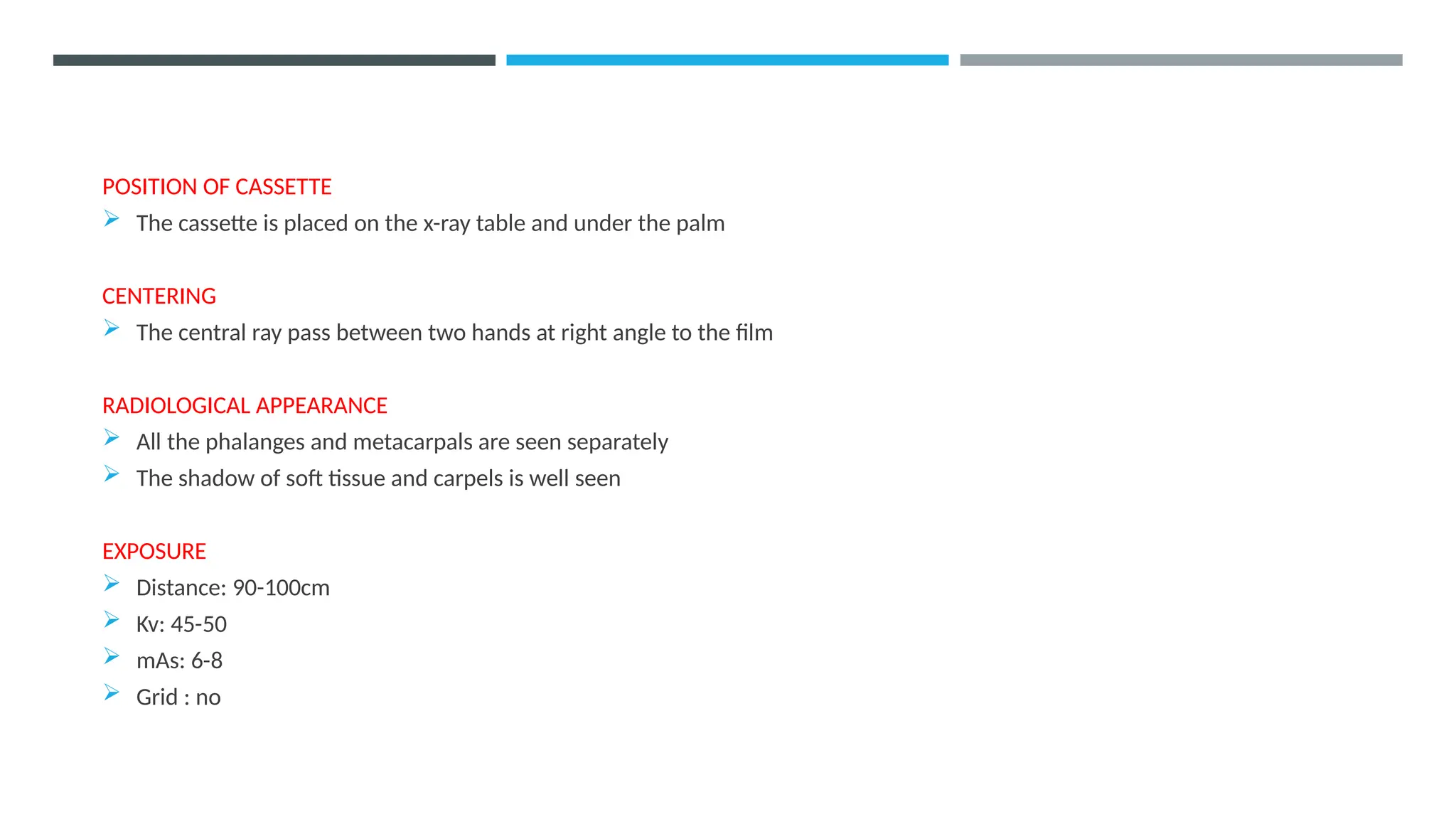 ROUTINE PROJECTIONS FOR HAND............ | PPTX