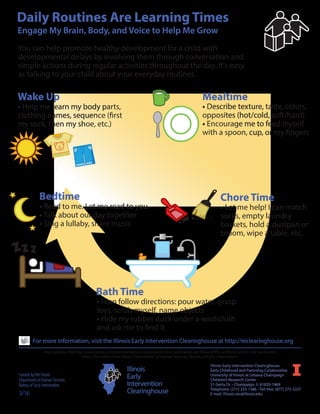 Daily Routines are Learning Times | PDF