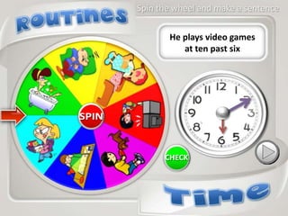 Routines time fun english class | PPT
