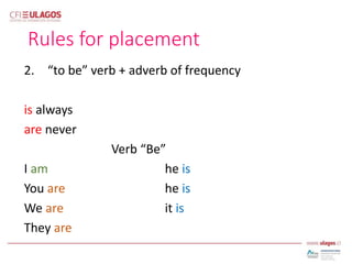 Routines and Adverbs.ppt