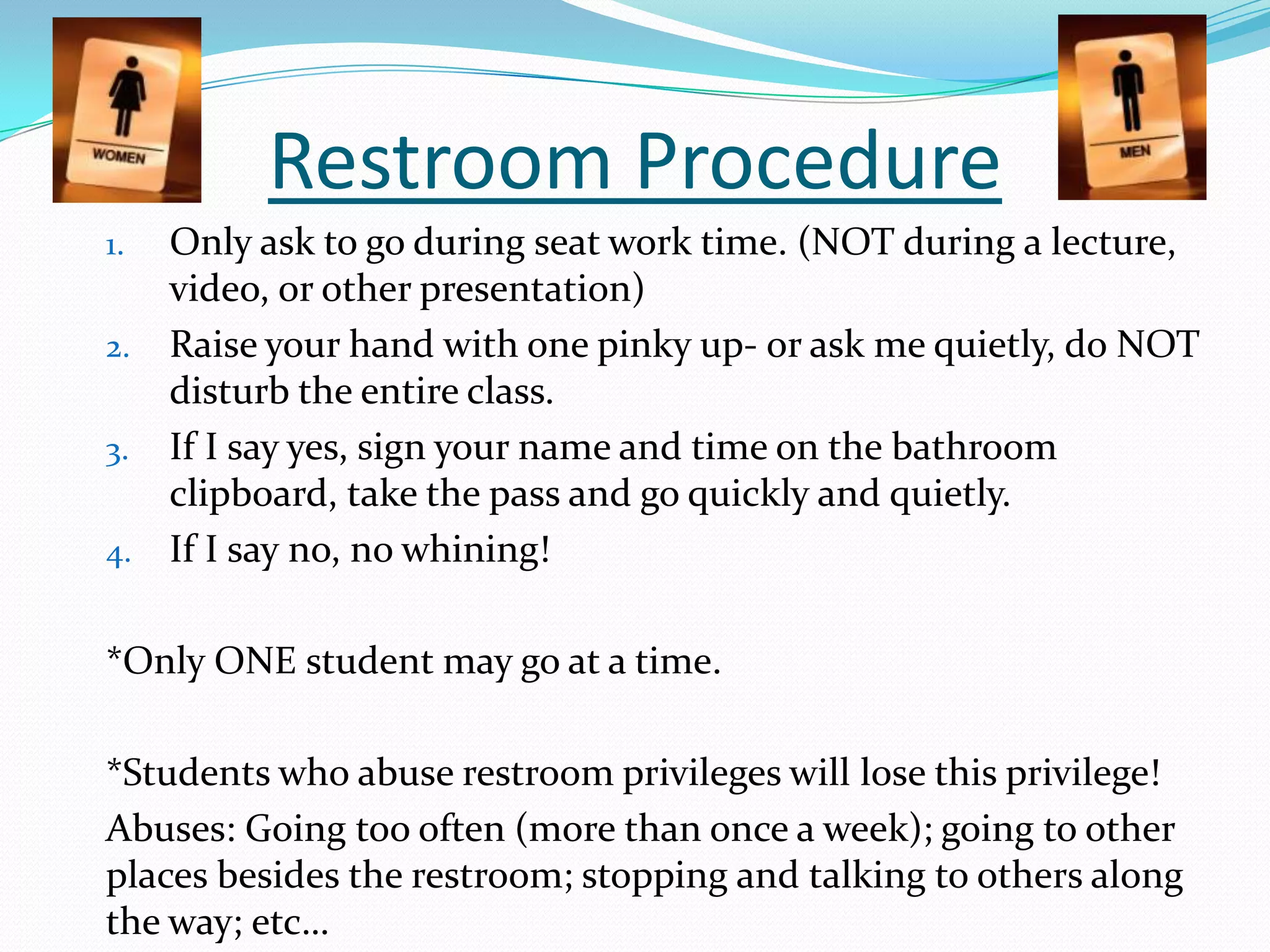 Routines and procedures | PPTX