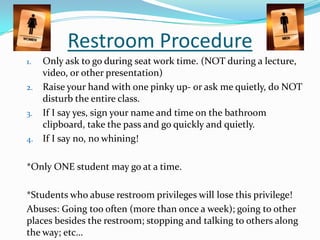 Routines and procedures | PPTX