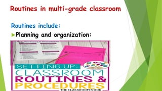 Routines and Structuring in multi grade classroom.pptx | Homework and ...