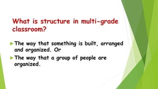 Routines and Structuring in multi grade classroom.pptx | Homework and ...