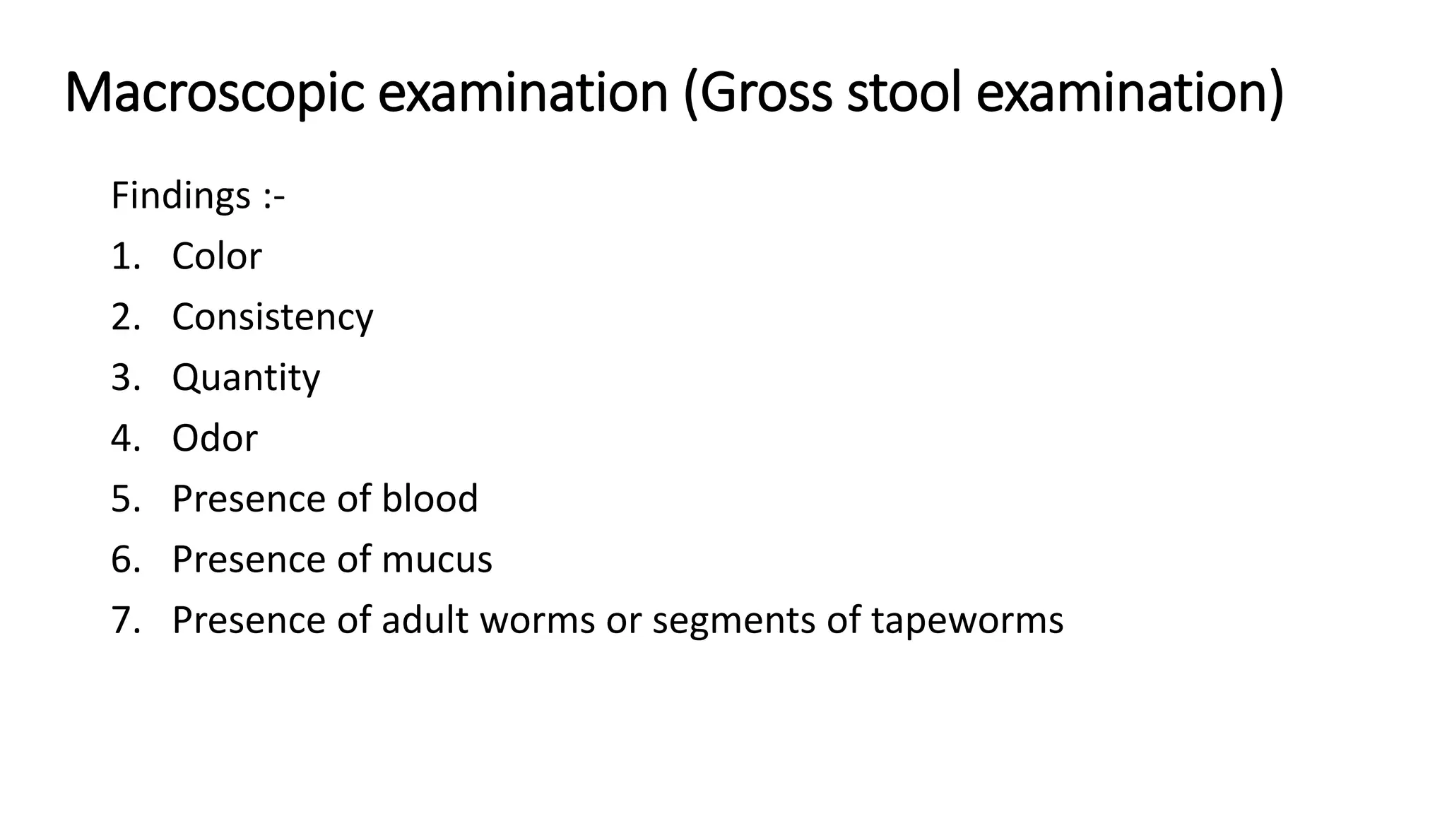 ROUTINE STOOLE EXAMINATIN | PPTX