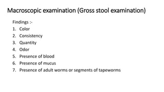 ROUTINE STOOLE EXAMINATIN | PPTX