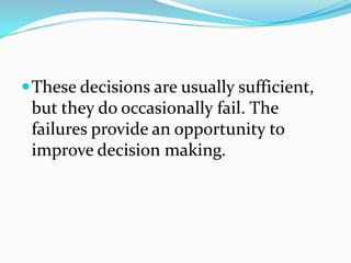 Routine & strategic decisions, | PPTX