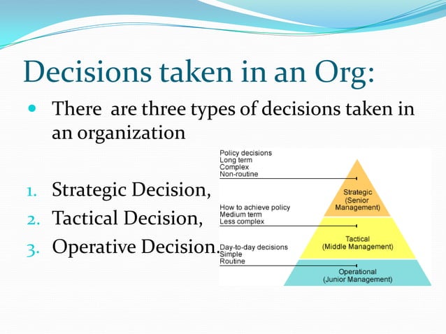 Routine & strategic decisions, | PPT