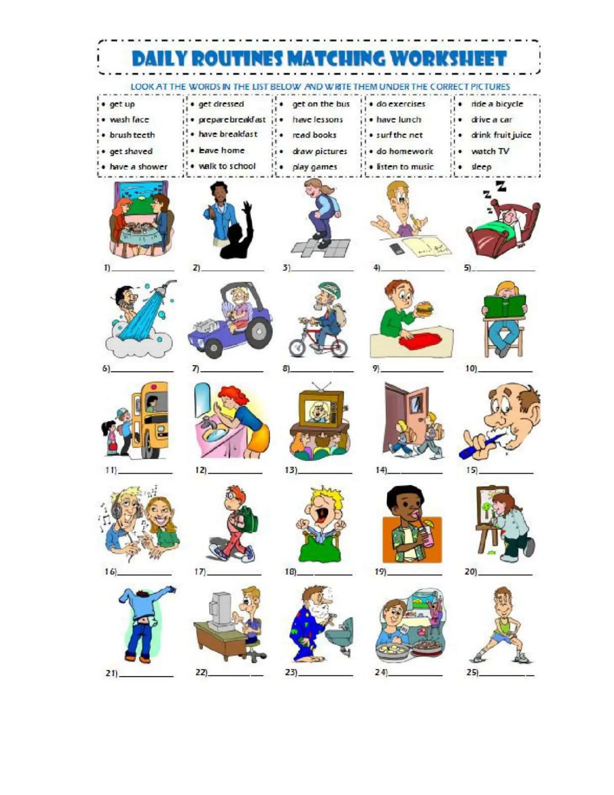 Routine Test vocabulary and sentences.docx