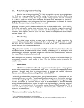 Tutorial on FPGA Routing | PDF