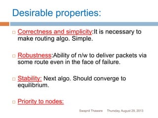 Routing technique | PPTX | Computer Networking | Computing