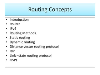 Routing | PPTX