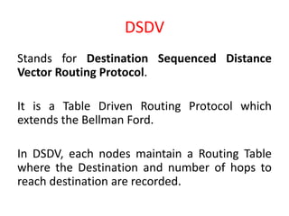 BASICS OF ROUTING IN NETWORKS | PPTX