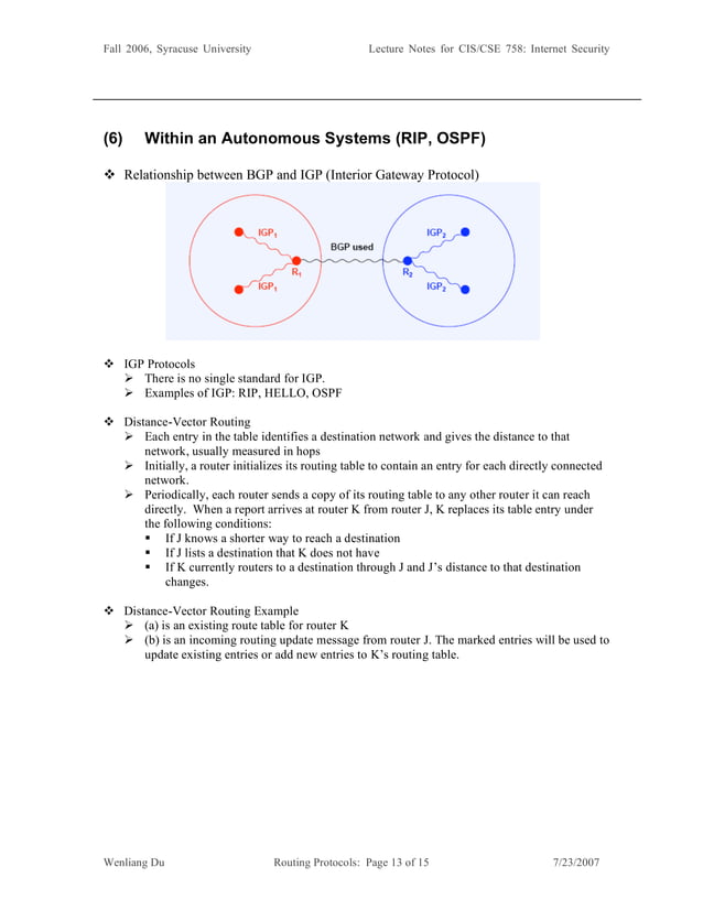 Routing Protocols | PDF | Internet | Computing