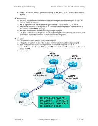 Routing Protocols | PDF | Internet | Computing