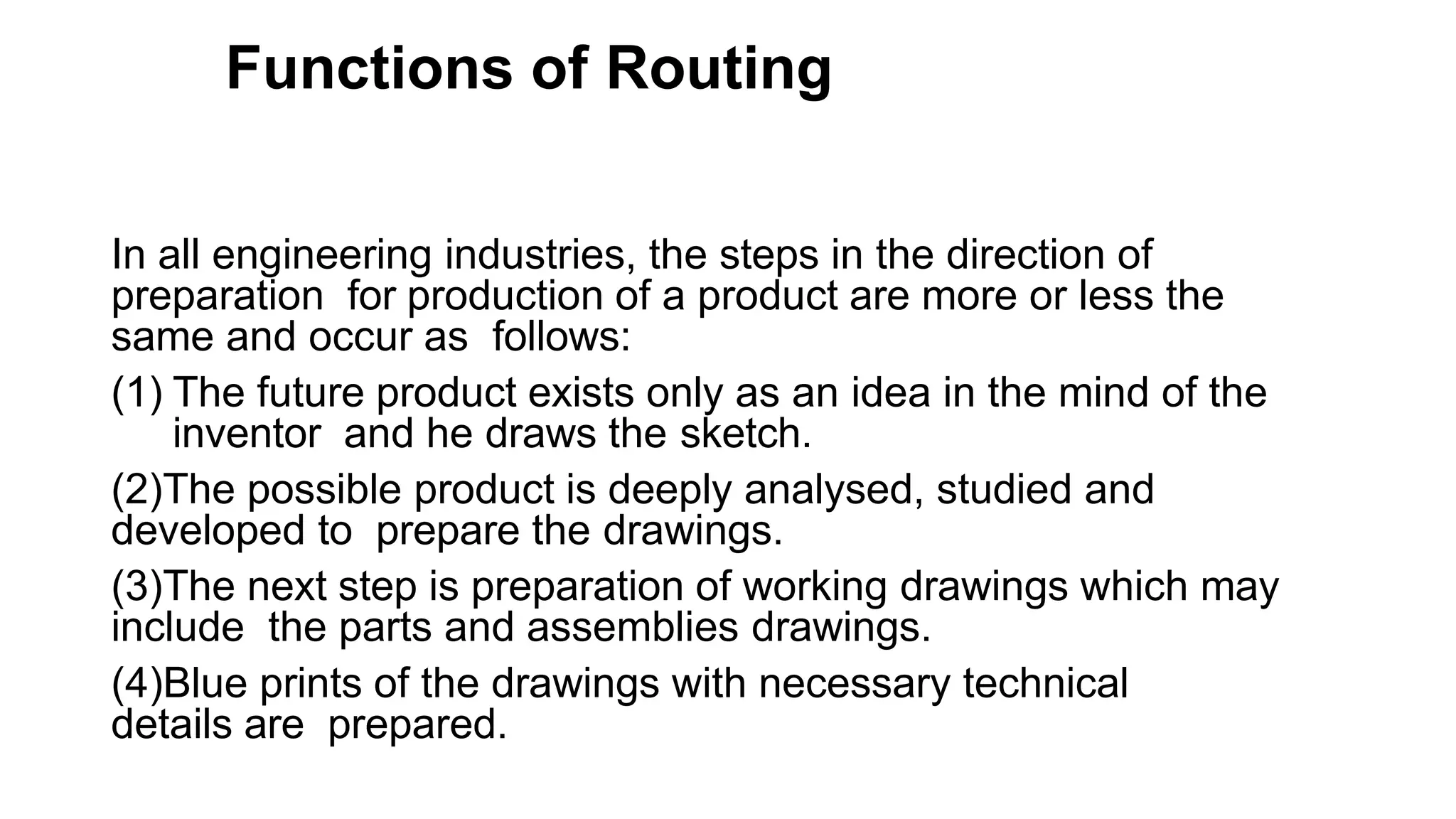 Routing.pptx scheduling and production plan | PPT