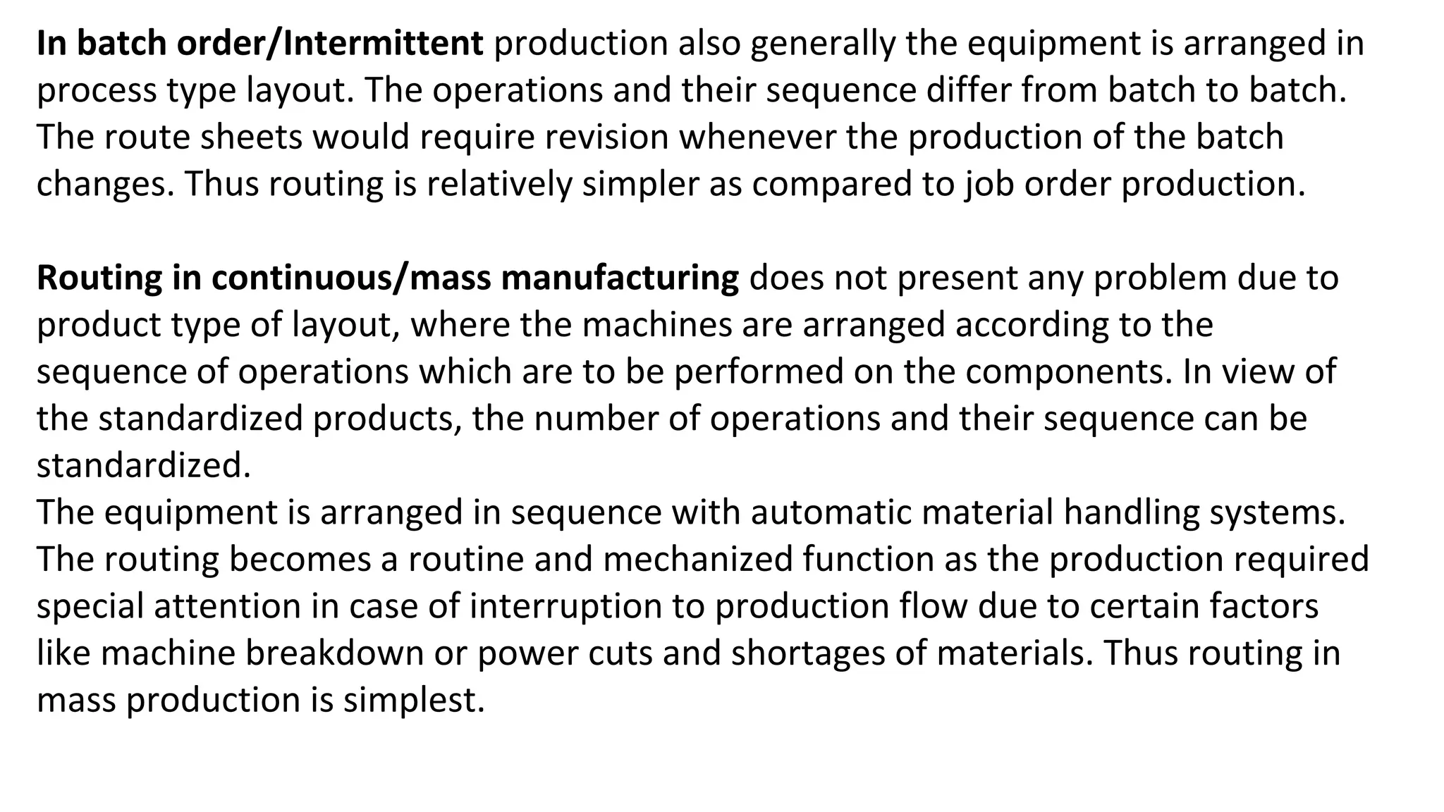 Routing.pptx scheduling and production plan | PPT