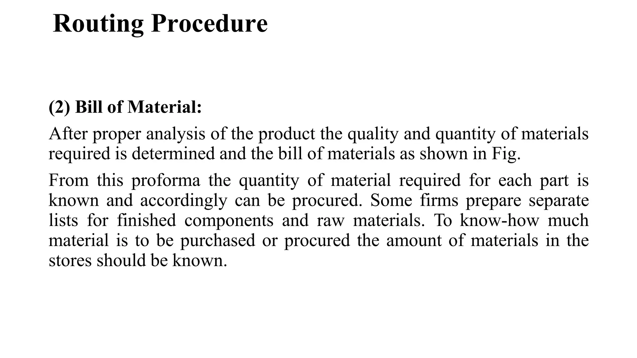 Routing.pptx scheduling and production plan | PPT