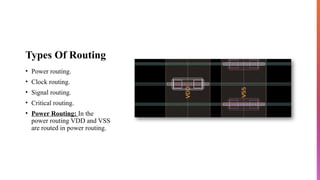 Routing Inputs and outs and initial stage of routing | PPTX