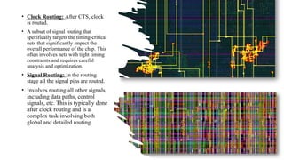 Routing Inputs and outs and initial stage of routing | PPTX