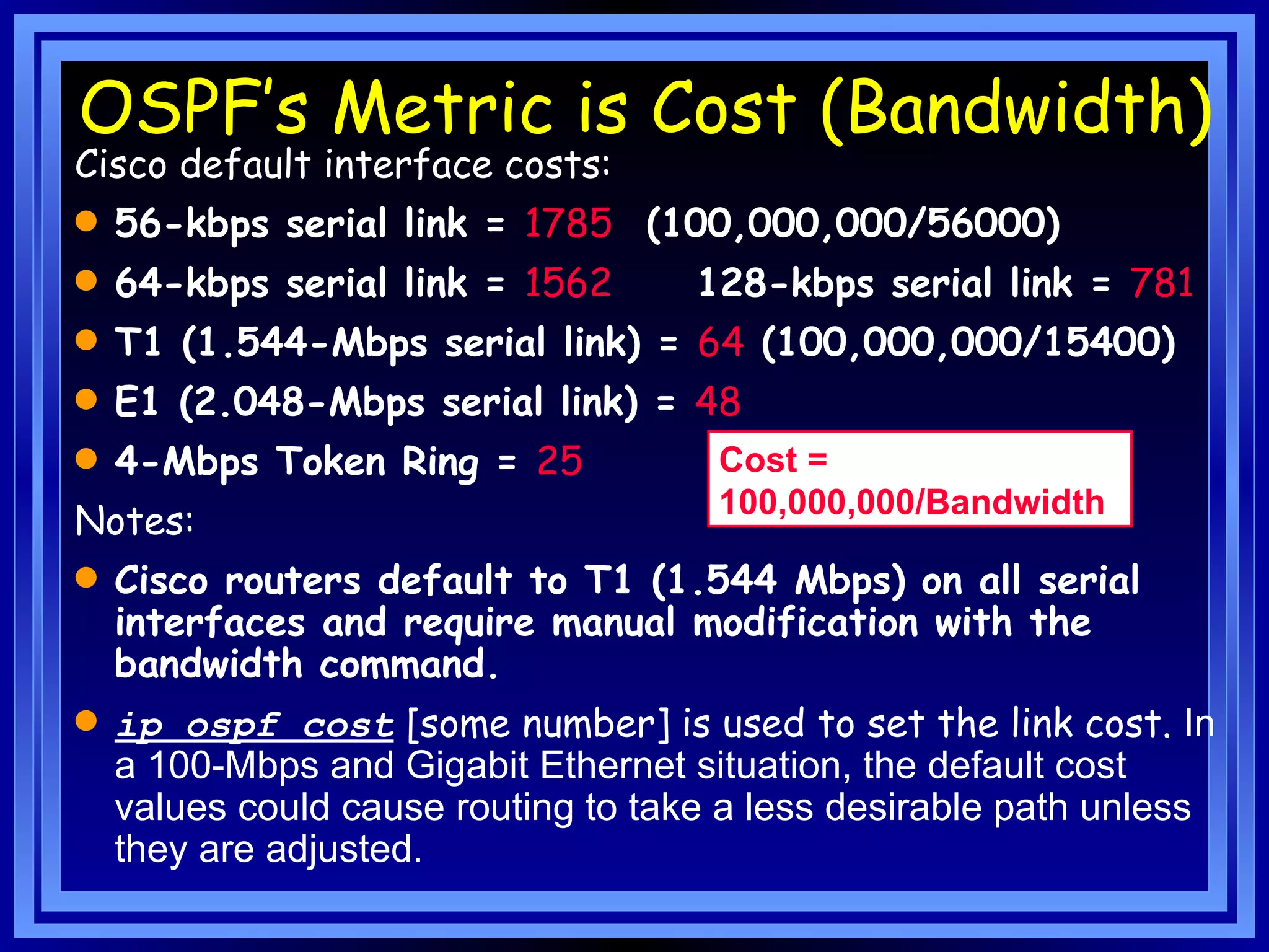 Routing and OSPF | PPT