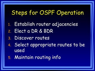 Routing and OSPF | PPT