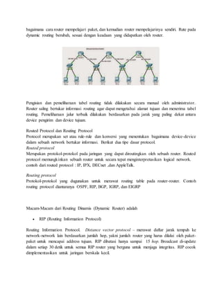 Makalah Routing - Garry Geraldy 32130110 5PTI2 | PDF
