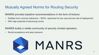 Routing is at Risk - Let’s secure it together | PPT