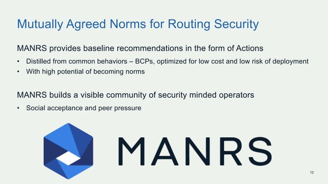 Routing is at Risk - Let’s secure it together | PPT