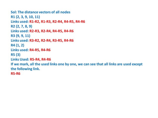 routing algo n | PPT