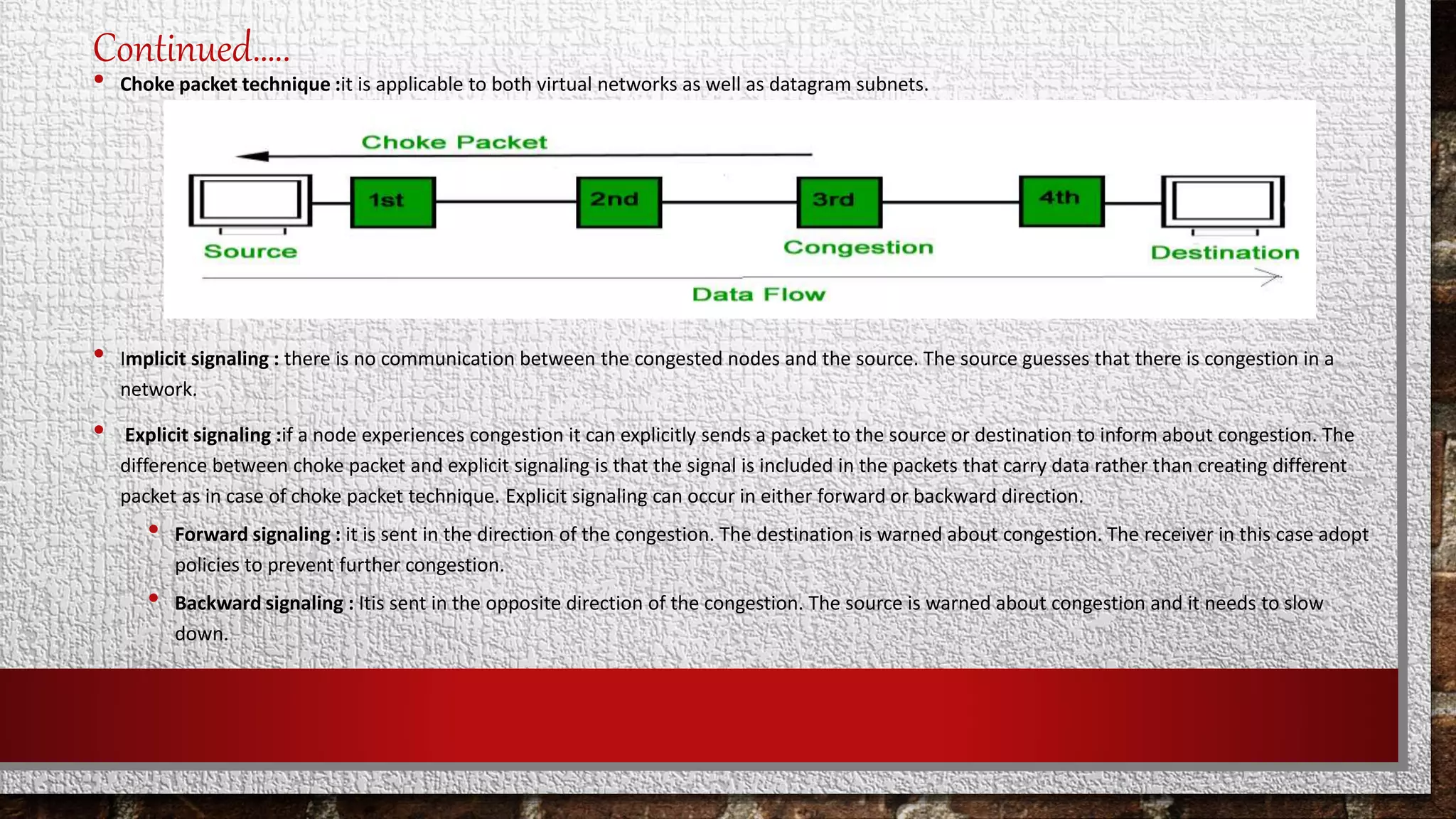 Congestion Control | PPTX