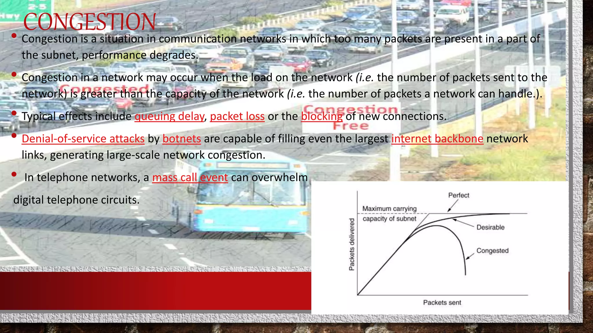 Congestion Control | PPTX | Computer Networking | Computing