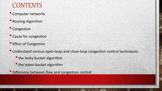 Congestion Control | PPTX