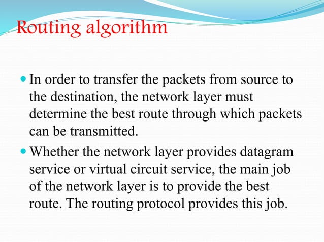 Routing algorithm | PPTX