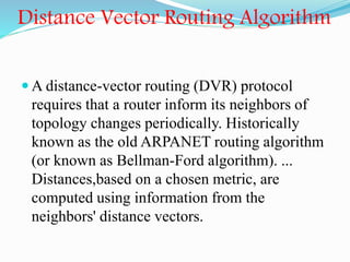 Routing algorithm | PPTX