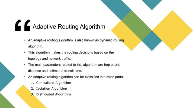 Routing algorithm | PPTX