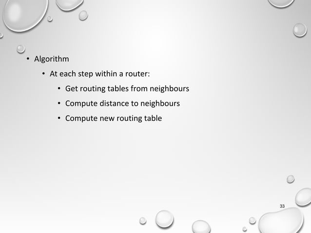 Routing algorithm network layer | PPT