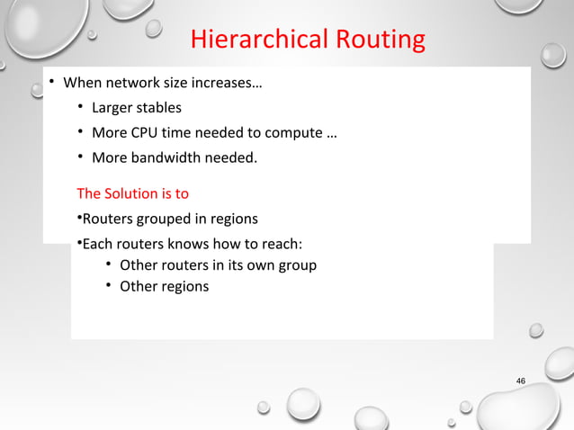 Routing algorithm network layer | PPT