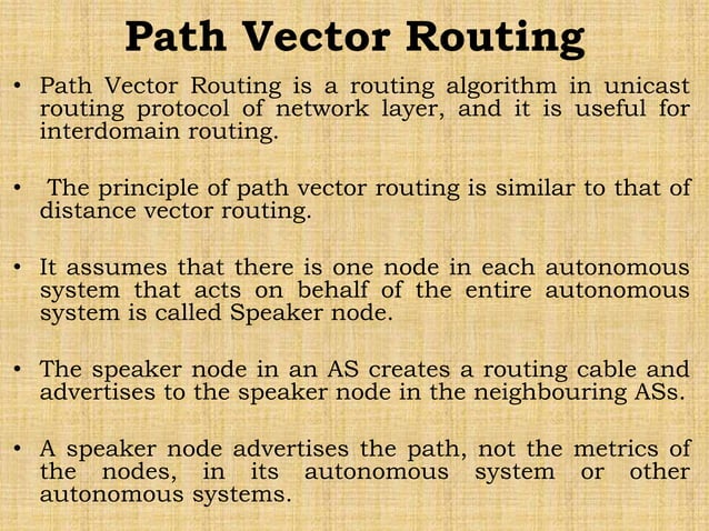 Routing algorithms | PPTX | Computer Networking | Computing