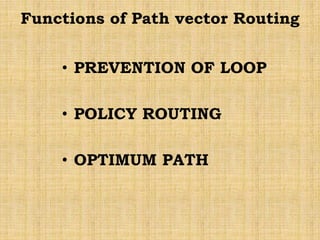 Routing algorithms | PPTX
