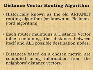 Routing algorithms | PPTX