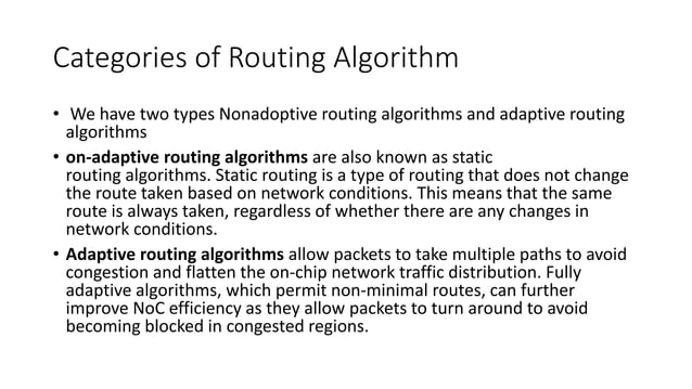 Routing algorithms mehodology materials doc1 | PPT