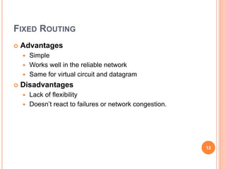 Routing and routing algorithms | PPTX