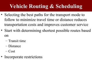 routing and scheduling in logistics-1.ppt