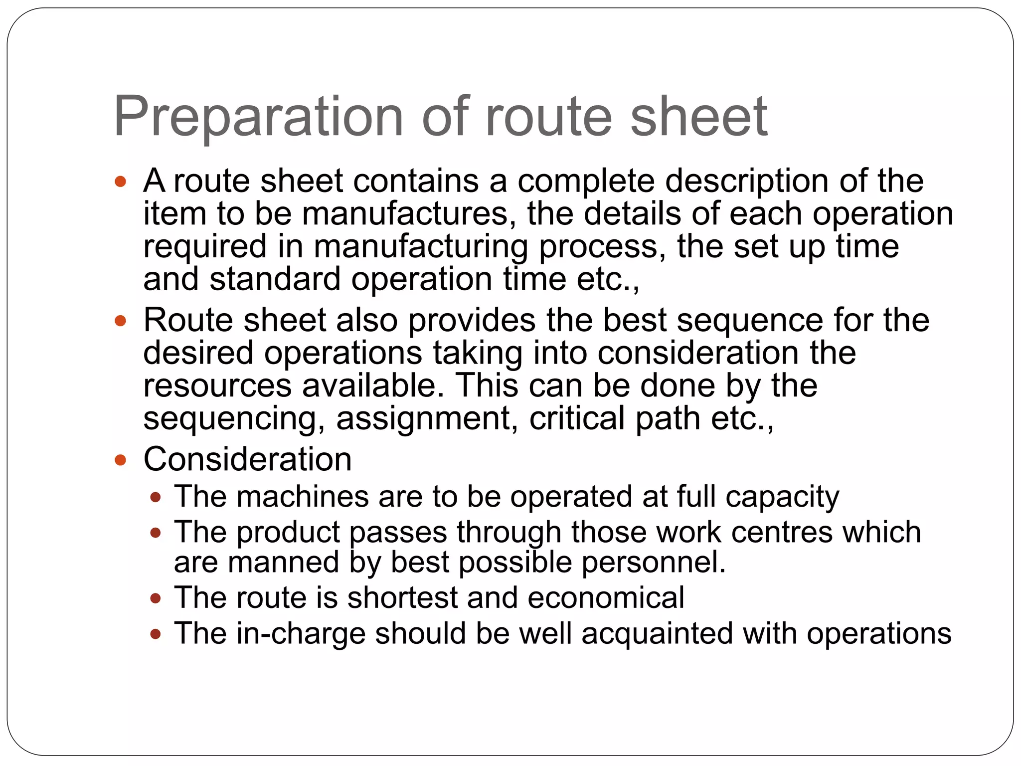 Routing and scheduling | PPTX