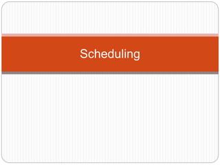 Routing and scheduling | PPTX