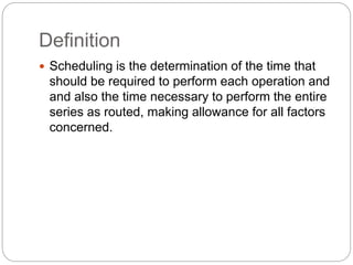 Routing and scheduling | PPTX